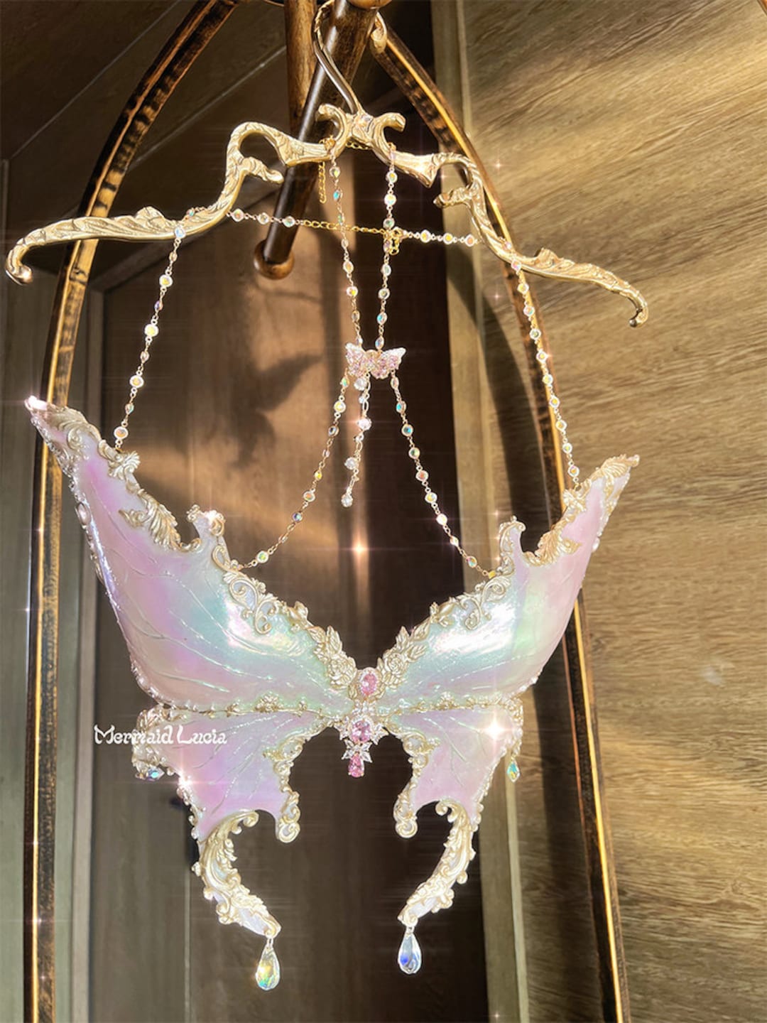 Luna Moth Resin Mermaid Corset Bra Top Cosplay Costume Patent-protected ...