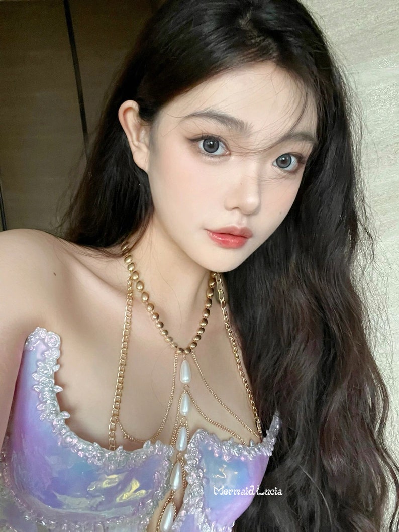 Fancy Shell Resin Mermaid Corset Bra Top Cosplay Costume - Etsy