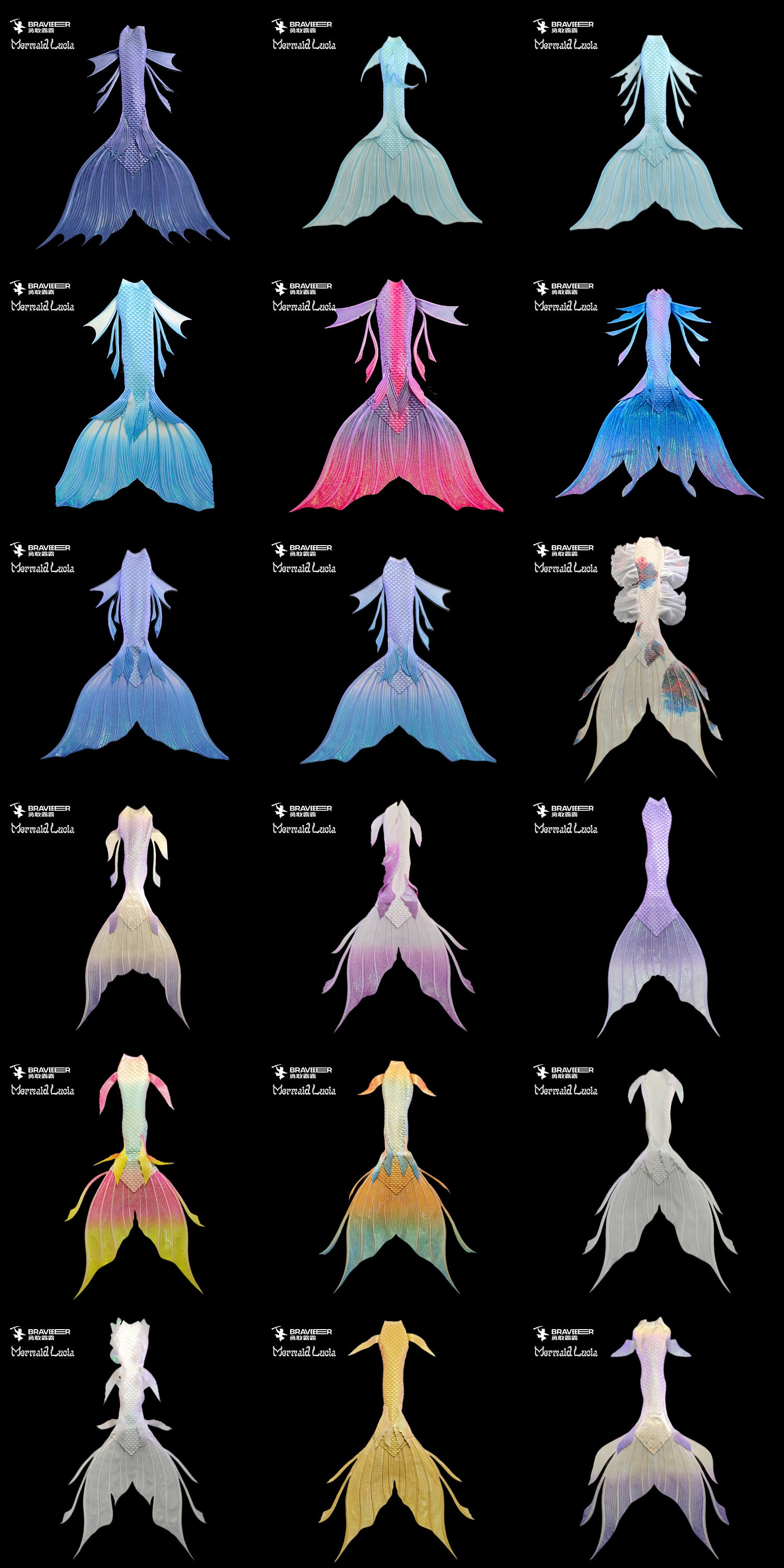 Custom Mermaid Tail Affordable Ultralight Silicone Tails - Etsy