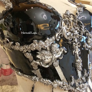 Pink Marble Color Resin Mermaid Corset Bra Top Cosplay Costume - Etsy