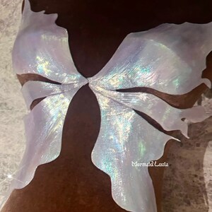 Pearl Glossy Resin Mermaid Corset Bra Top Cosplay Costume Patent ...