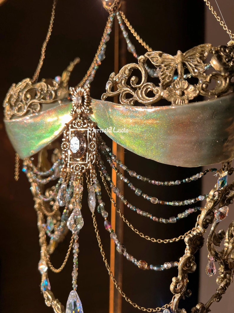 Forest Fairy Resin Mermaid Corset Bra Top Cosplay Costume - Etsy