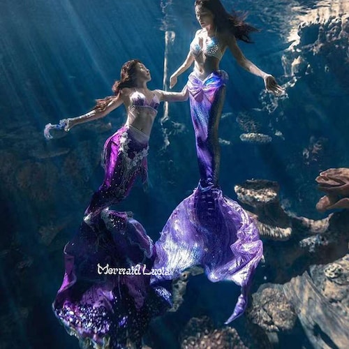 Mermaid Little Mermaid Tail 1 Reflective Fabric Teal Color - Etsy