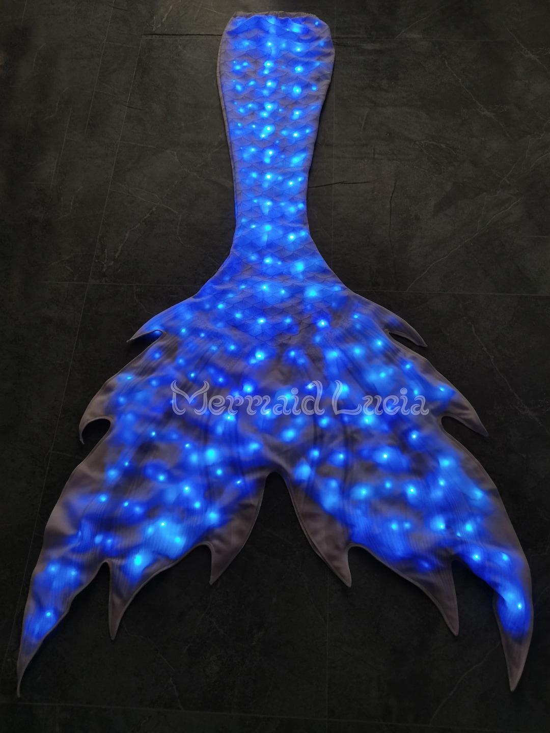 Patent-protected Full Body Glowing Sparkling Luminous Mermaid Merman ...