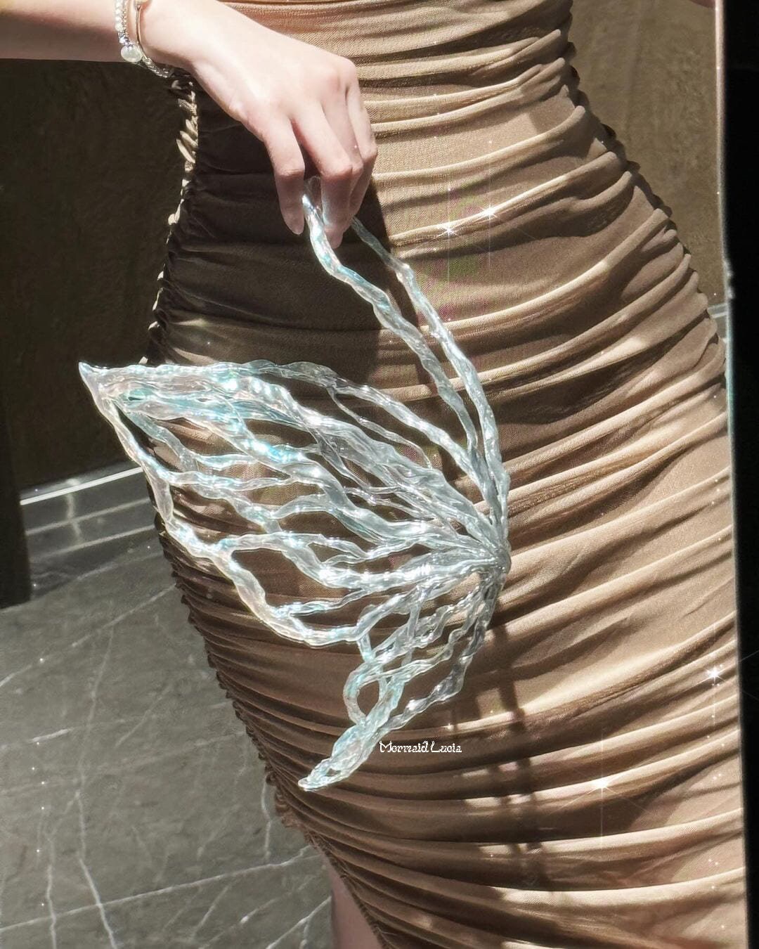 3D Printed Resin Butterfly Handbag Evening Clutch Bag Cosplay Costume ...