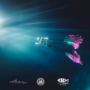 Patent-protected Glowing Mermaid Merman Tail Style 1 Green Pink - Etsy