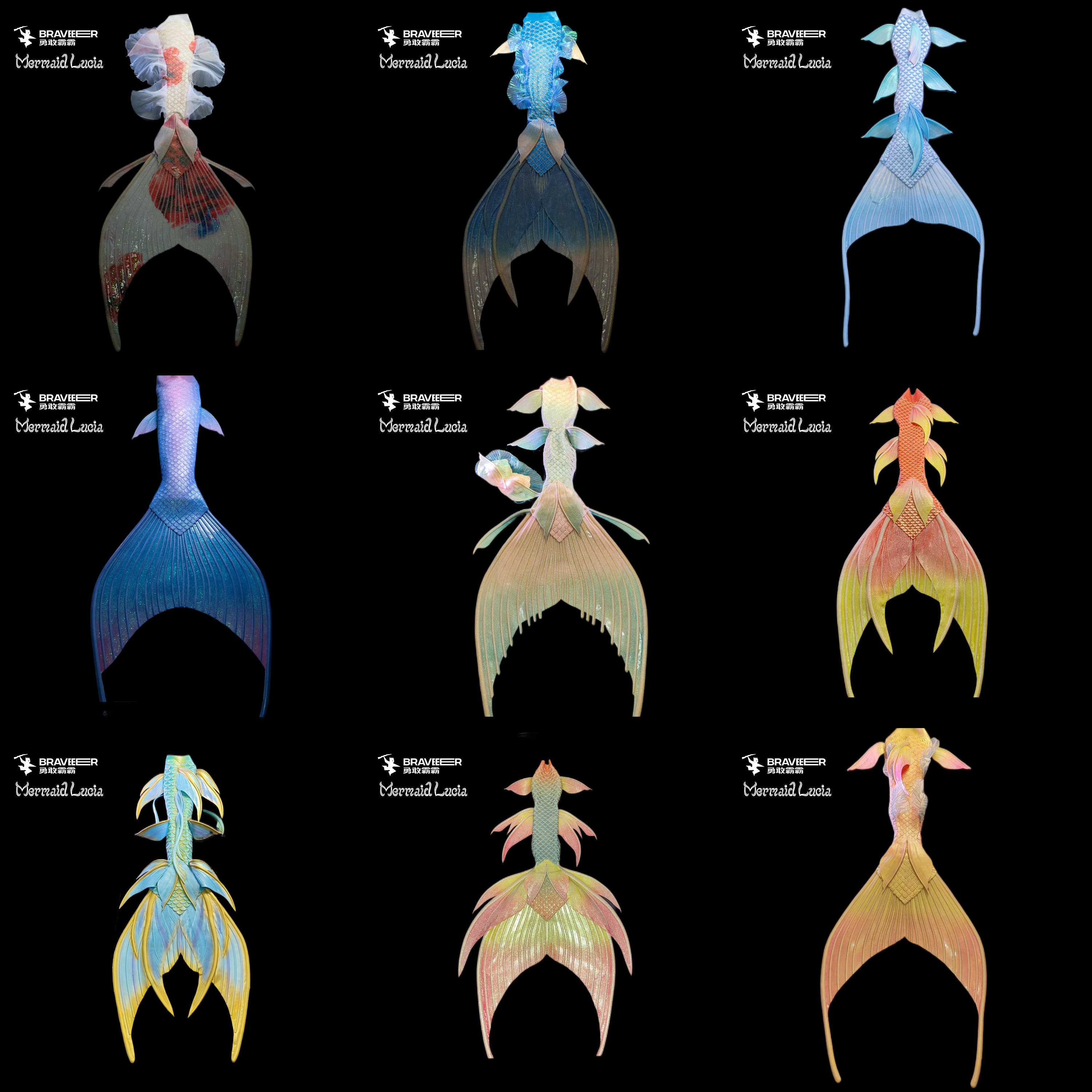 Custom Mermaid Tail Affordable Ultralight Silicone Tails - Etsy