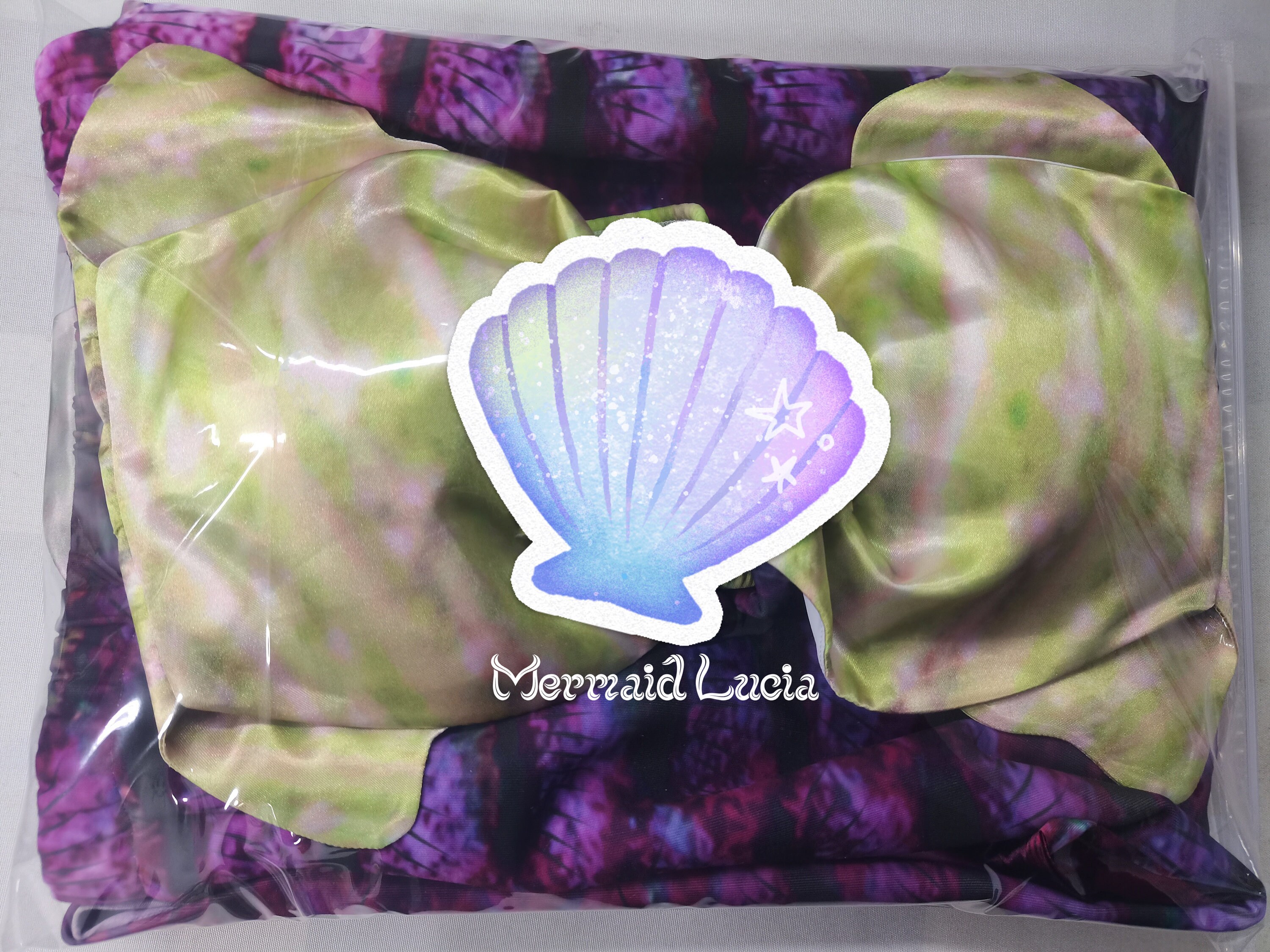 HANDMADE Big Koi Fluke Synthetic Silk Reflective Fabric Mermaid Tail - Etsy
