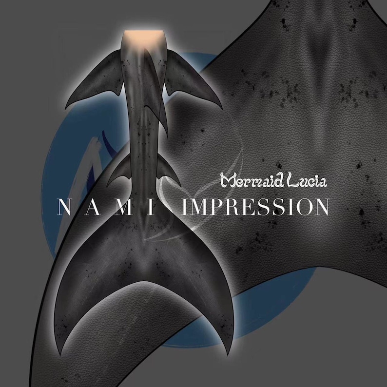 Mermaid Orca Shark Tail Style Black White Colour - Etsy