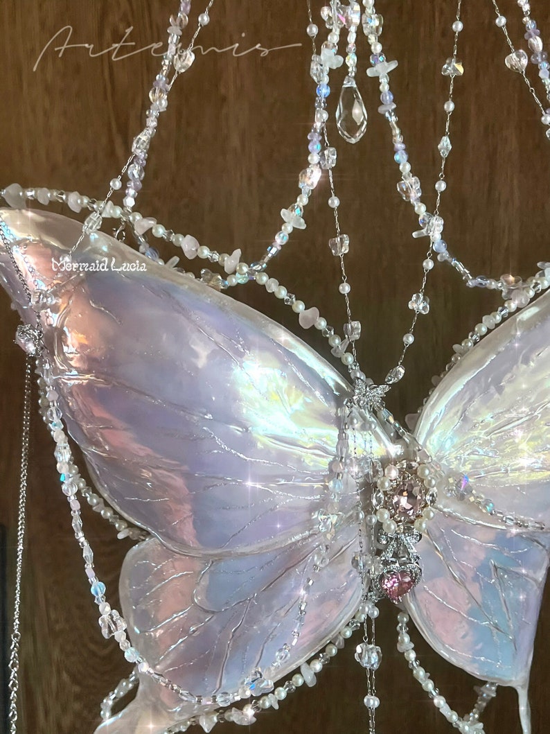 Psychedelic Butterfly Resin Mermaid Corset Bra Top Cosplay - Etsy