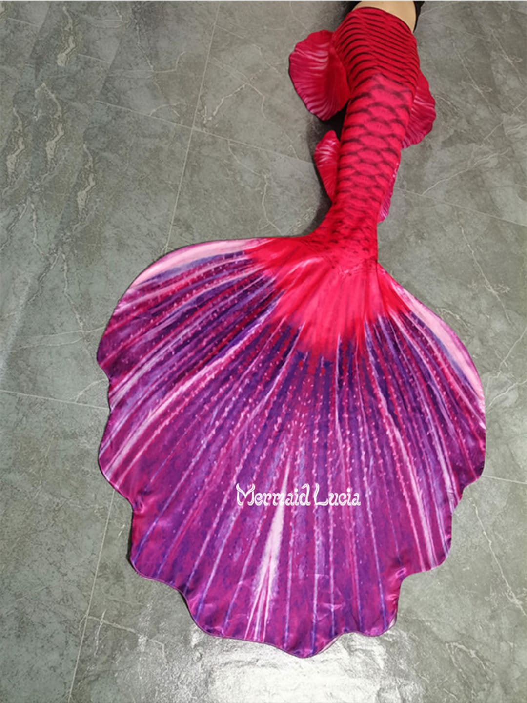 Purple Silicone Mermaid Tails