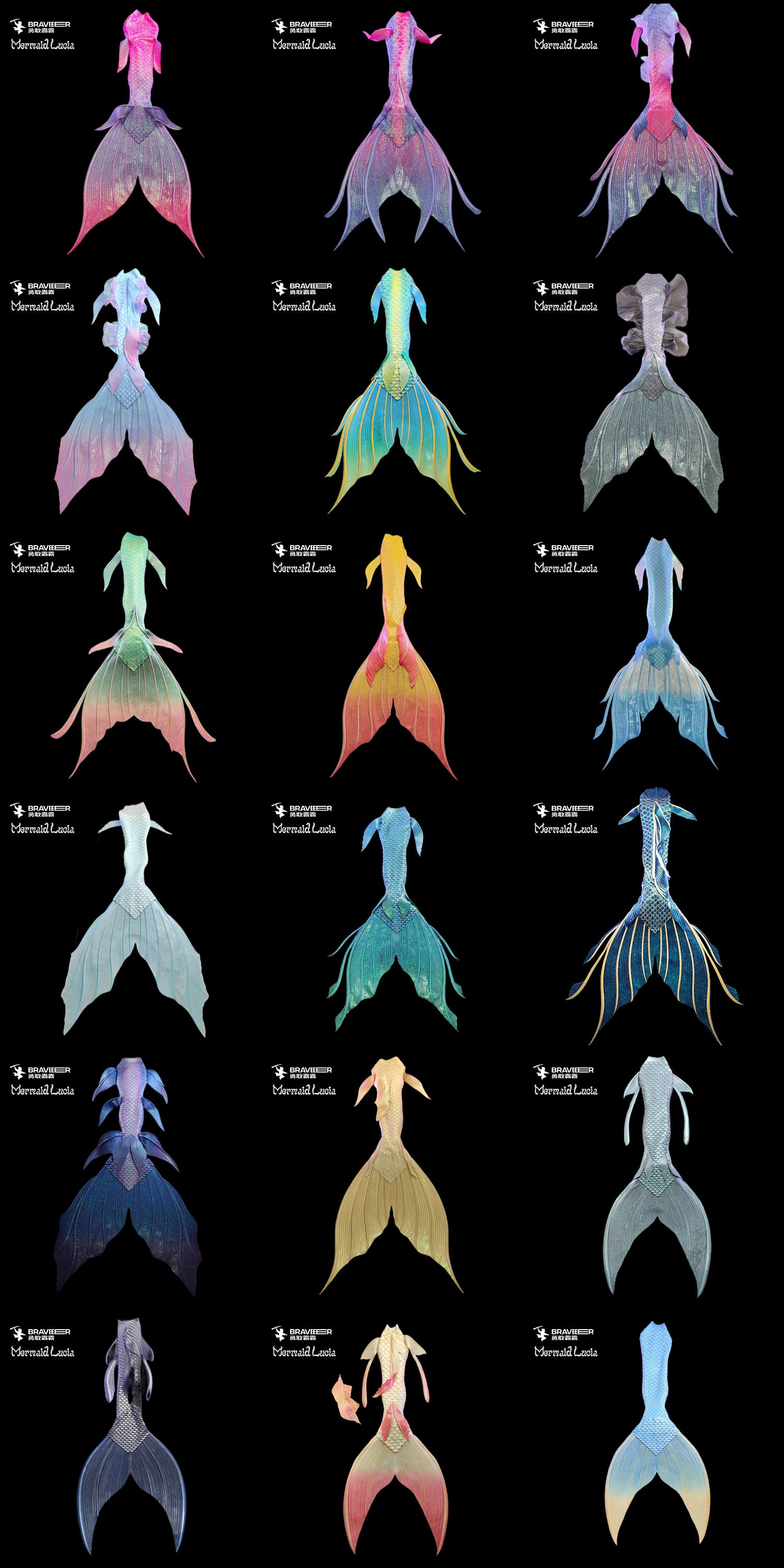 Mermaid Tails Designs