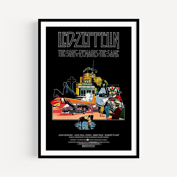 Led Zeppelin Poster - Etsy UK