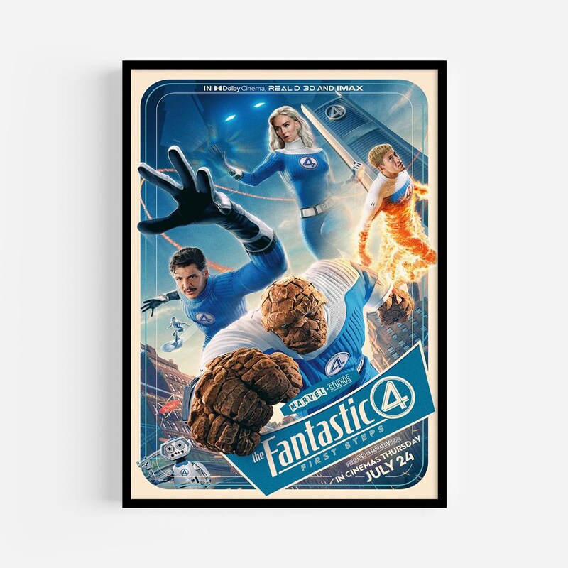 Fantastic Four Poster - Etsy