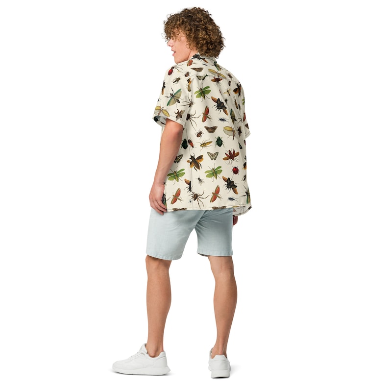 Bug Lover's Button up Shirt With Insects Gifts for Him - Etsy