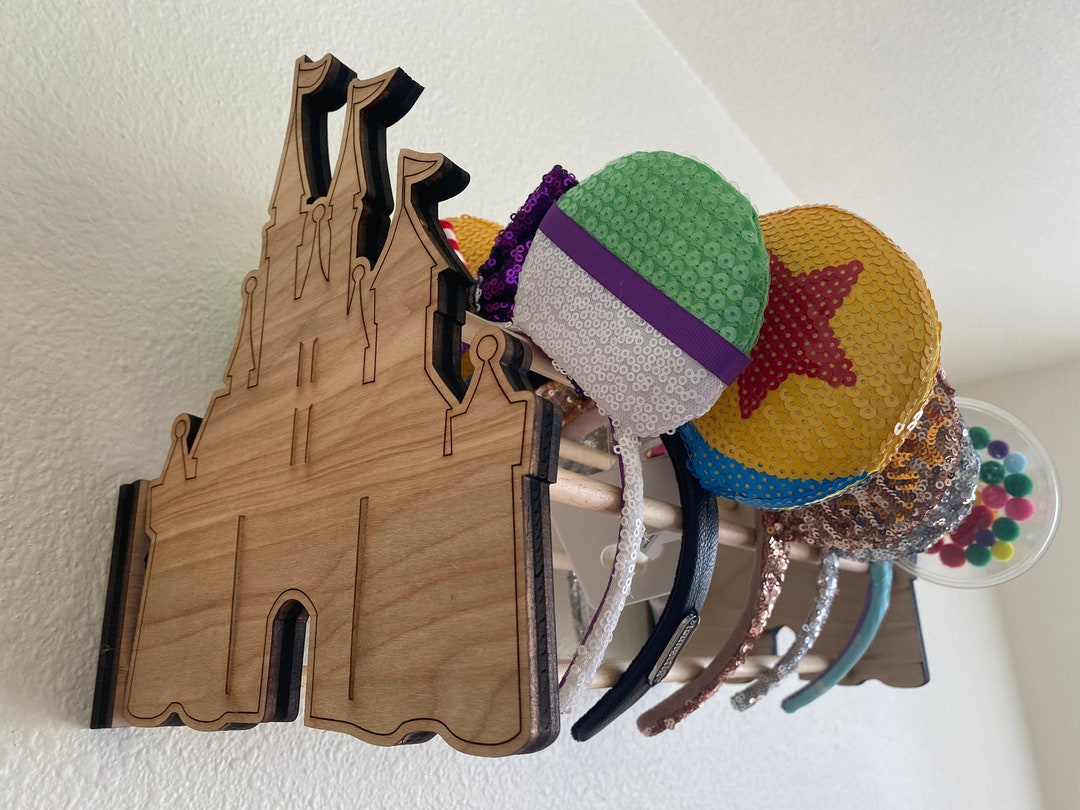 Hanging Castle Ear Display/ Wooden Ear Holder - Etsy