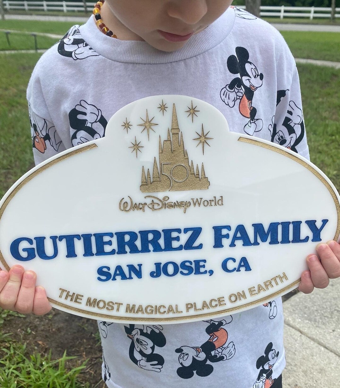 Acrylic Painted Cast Member Sign - Etsy