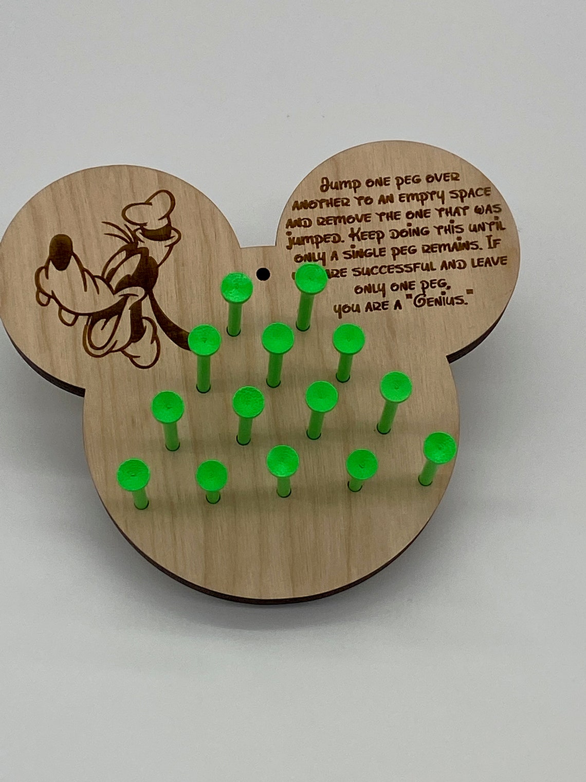 Personalized Moused Head Peg Jump Game / Golf Tee / Kids Game / Adult ...