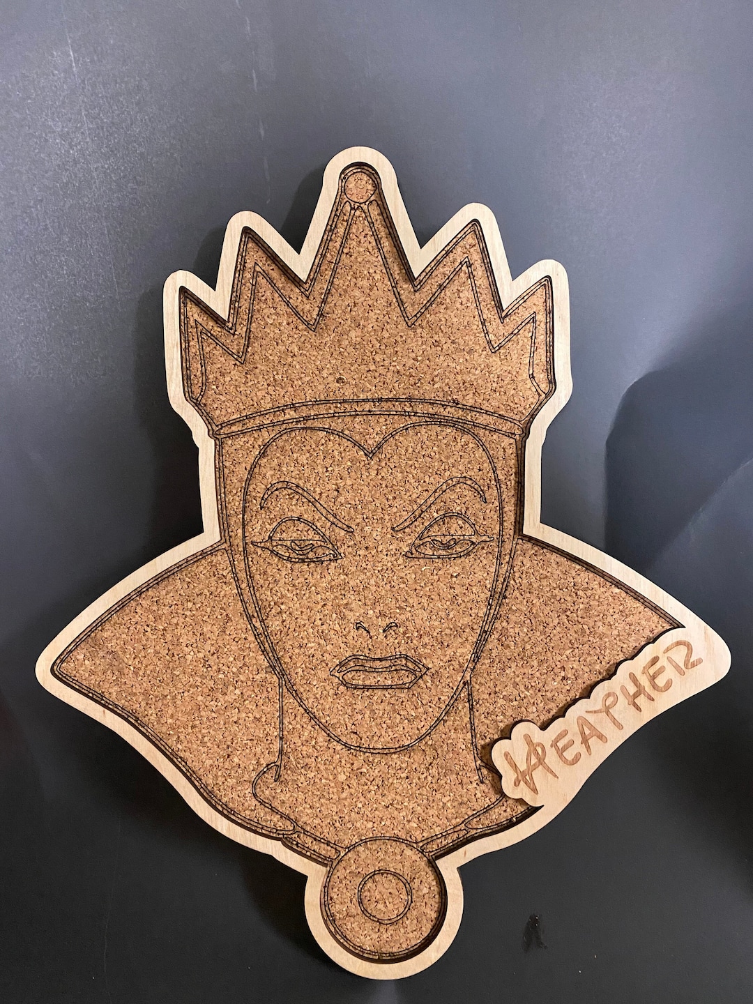 Queen Pin Board/ Queen Cork Board - Etsy