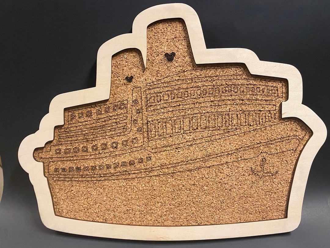 Cruise Ship Pin Board/ Cruise Ship Cork Board - Etsy