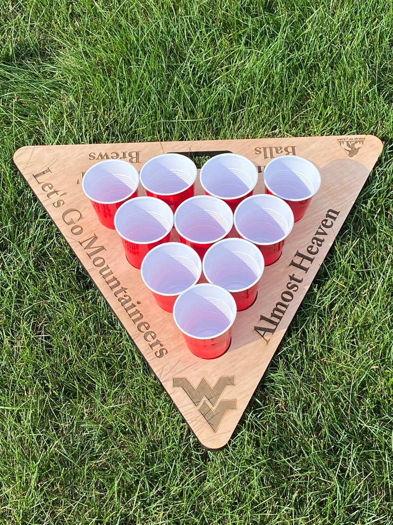 Custom Beer Pong Rack Personalized Beer Pong Tray - Etsy