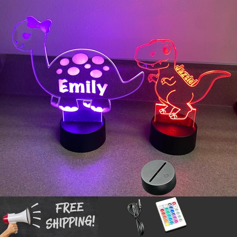 Dinosaur Light - Etsy
