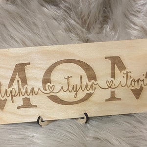 Mother's Day Name Sign/ Grandmother Gifts/ Mother Gifts/ Personalized ...