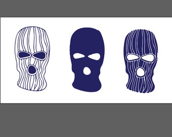 Ski Mask Svg | Etsy