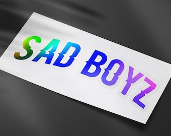 Sad Boyz Decal - Etsy