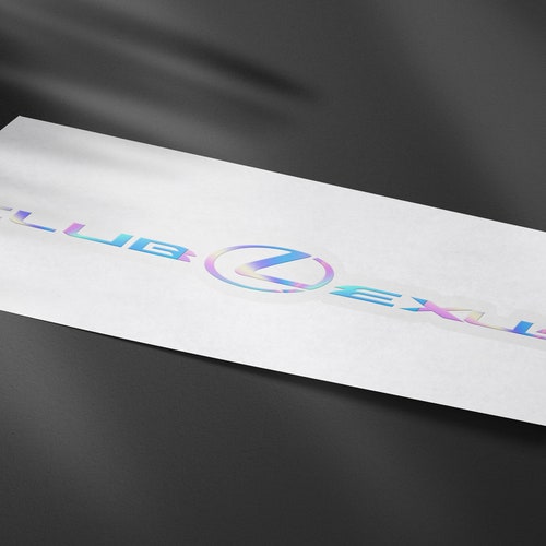 Club Lexus Vinyl Sticker | Etsy