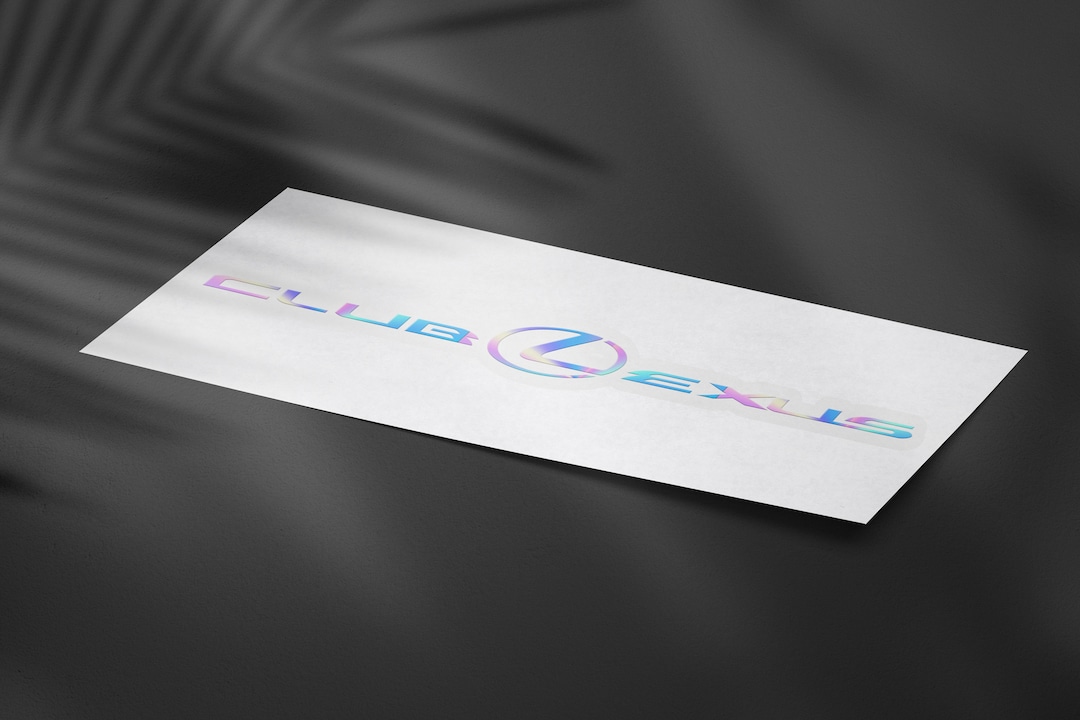 Club Lexus Vinyl Sticker - Etsy