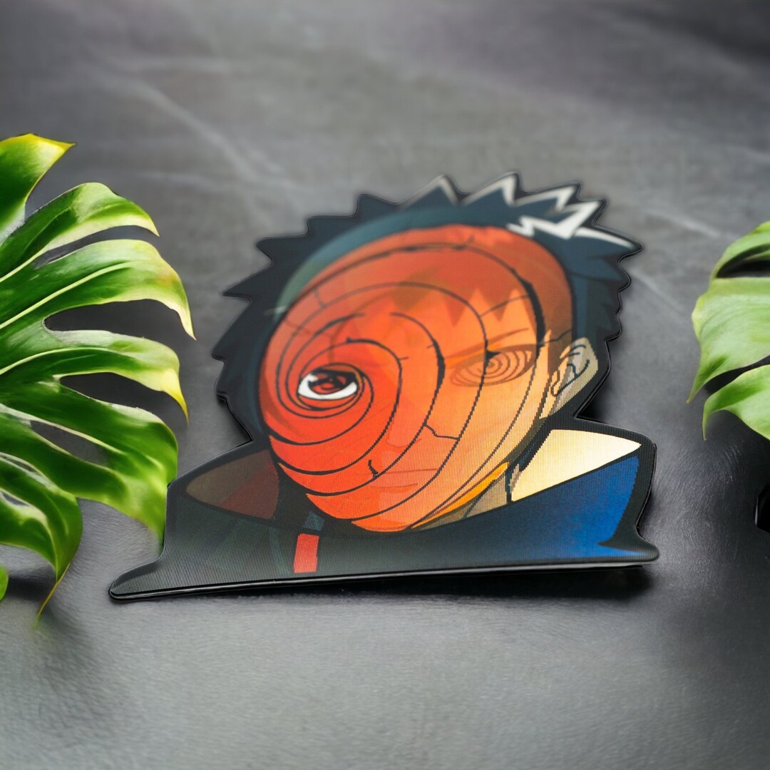 Cute Evil Anime Changing Moving Peeker Sticker - Etsy