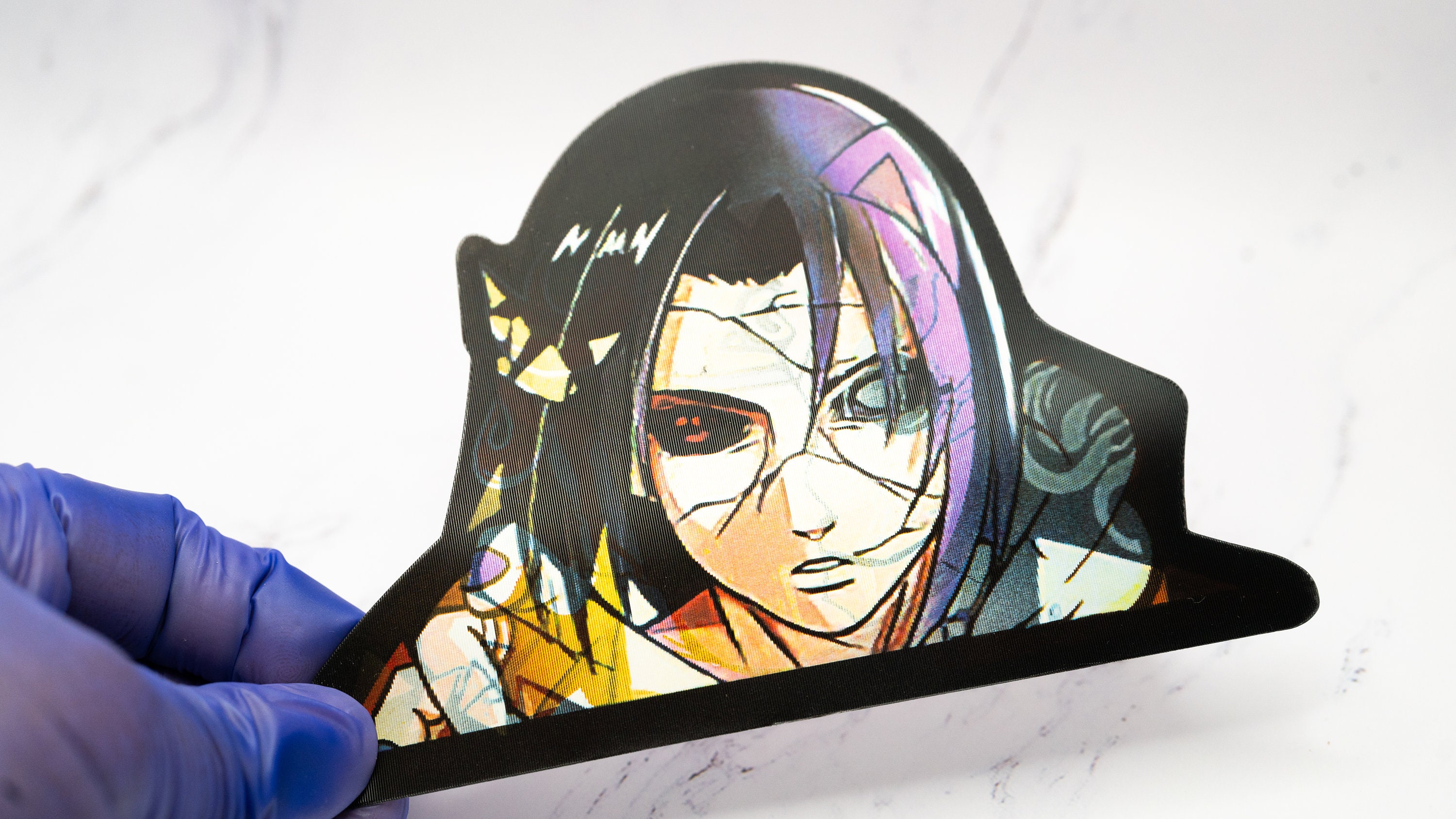 Anime Changing Moving Peeker Sticker - Etsy