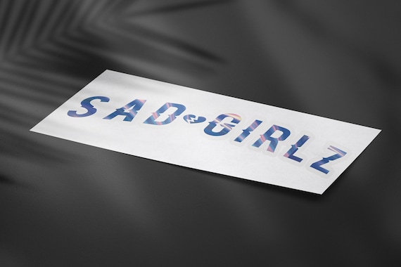Sad Girlz Arch Vinyl Decal - Etsy