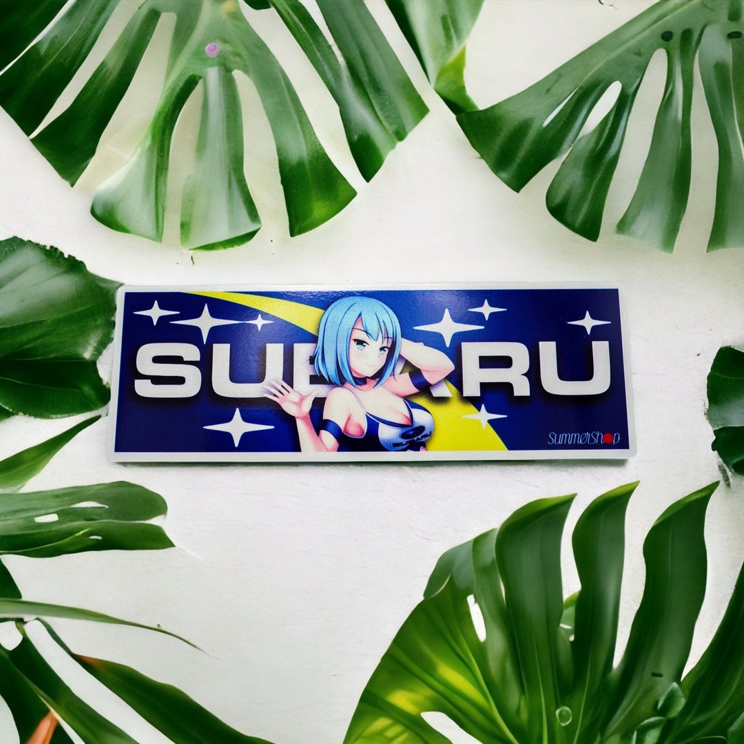 Suburu Anime Slap Sticker - Etsy
