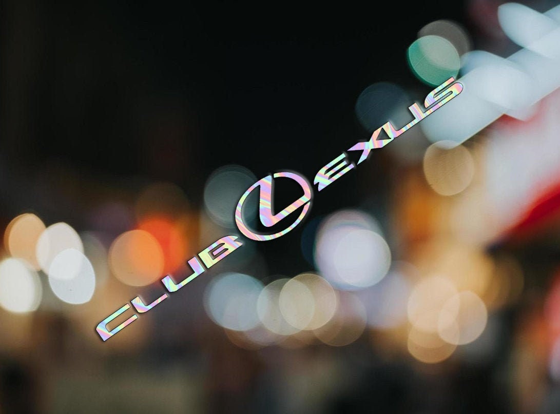 Club Lexus Vinyl Sticker | Etsy