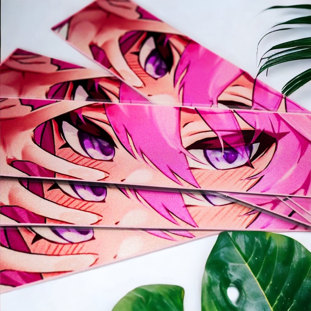 Anime Eyes Peace Sign Slap Sticker - Etsy