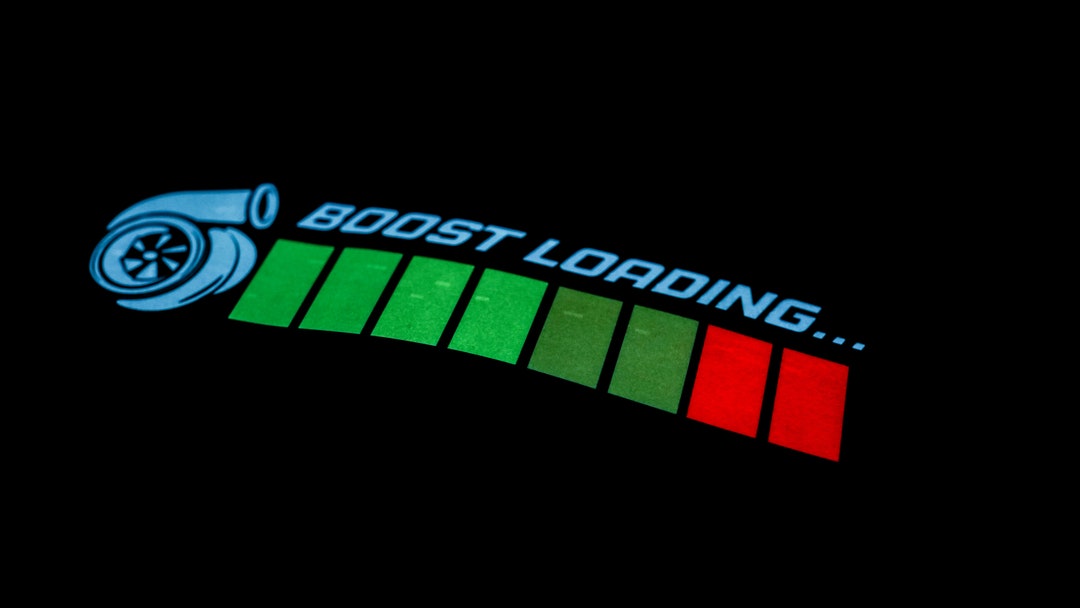 Turbo Boost Loading LED Sticker - Etsy