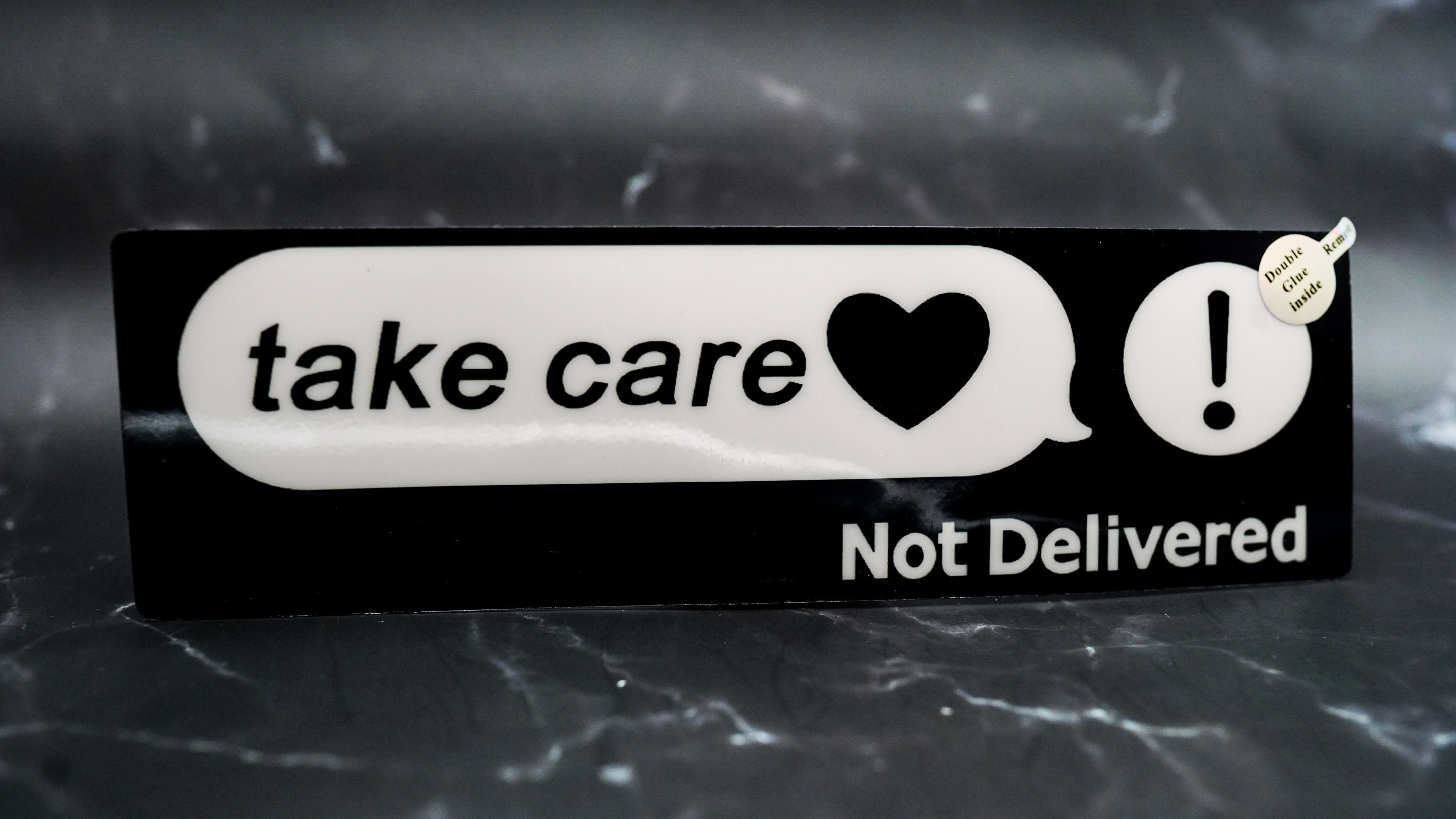 Take Care Text SMS Message LED Car Sticker - Etsy