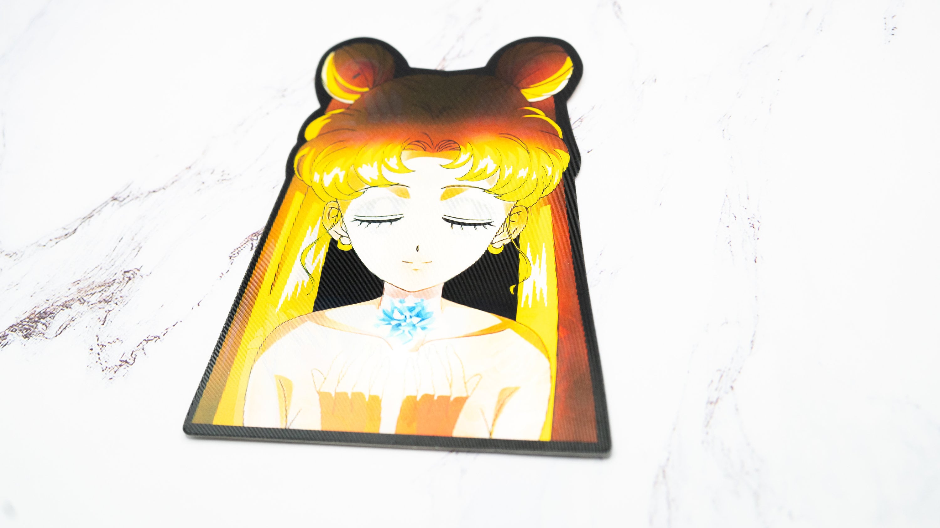 Cute Moon Anime Changing Moving Peeker Sticker - Etsy