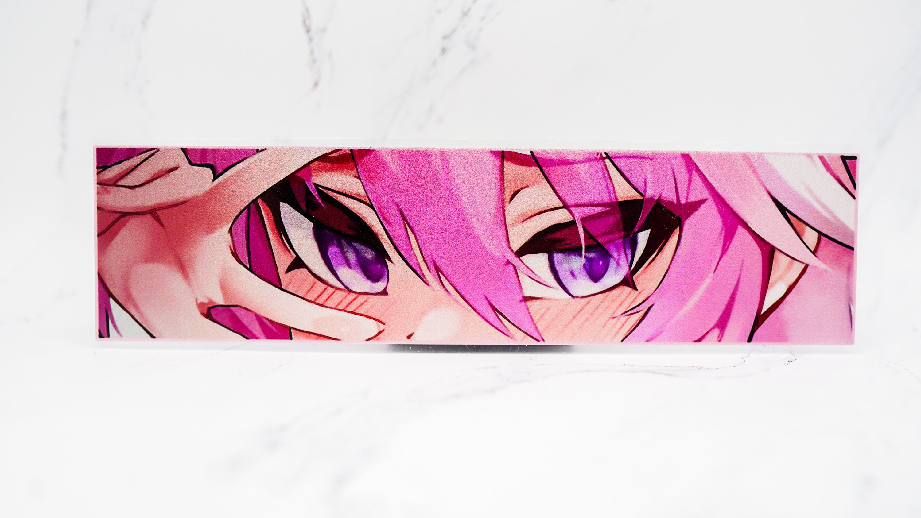 Anime Eyes Peace Sign Slap Sticker - Etsy