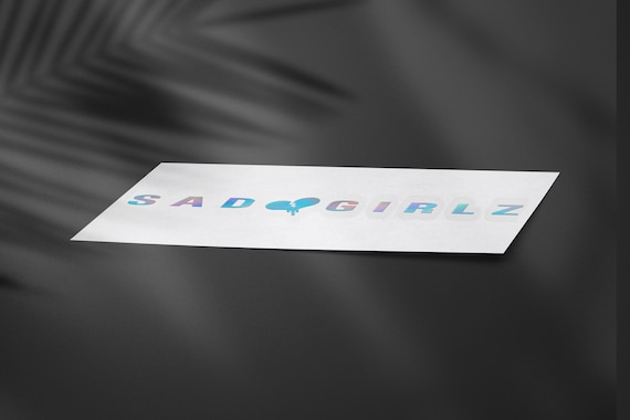 Sad Girlz Vinyl Decal Sticker - Etsy