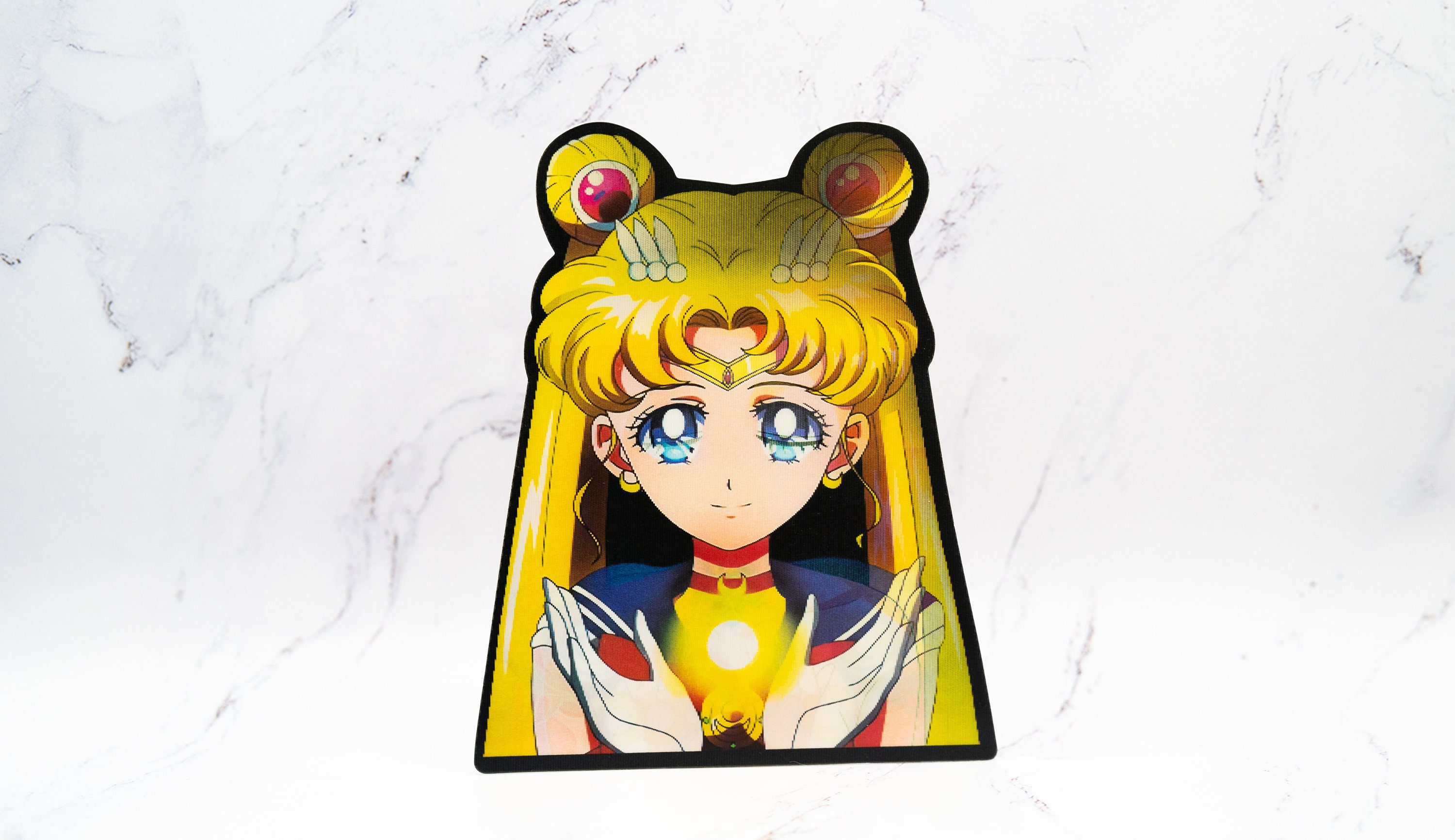 Cute Moon Anime Changing Moving Peeker Sticker - Etsy