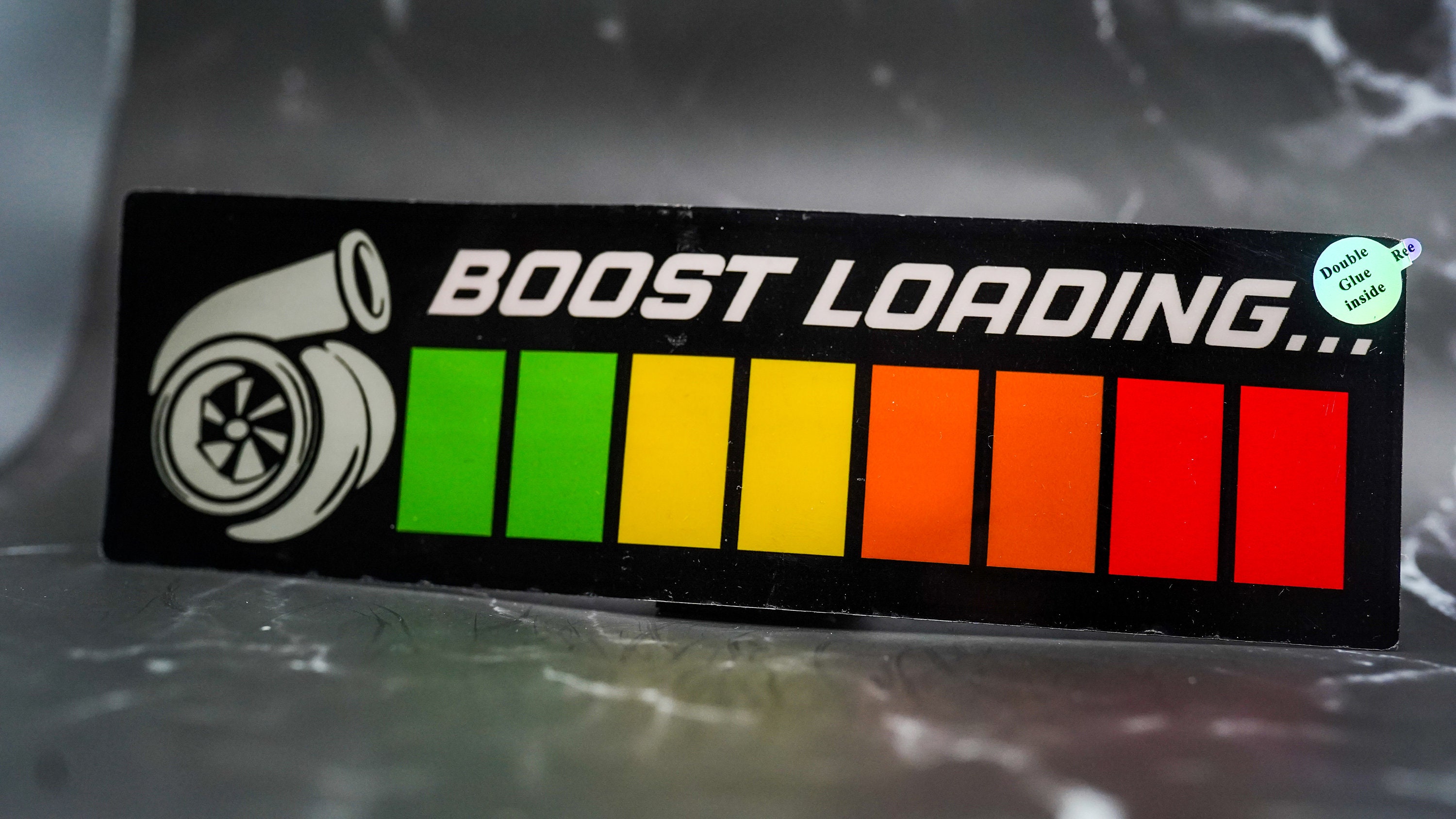 Boost Loading Rpm Sticker
