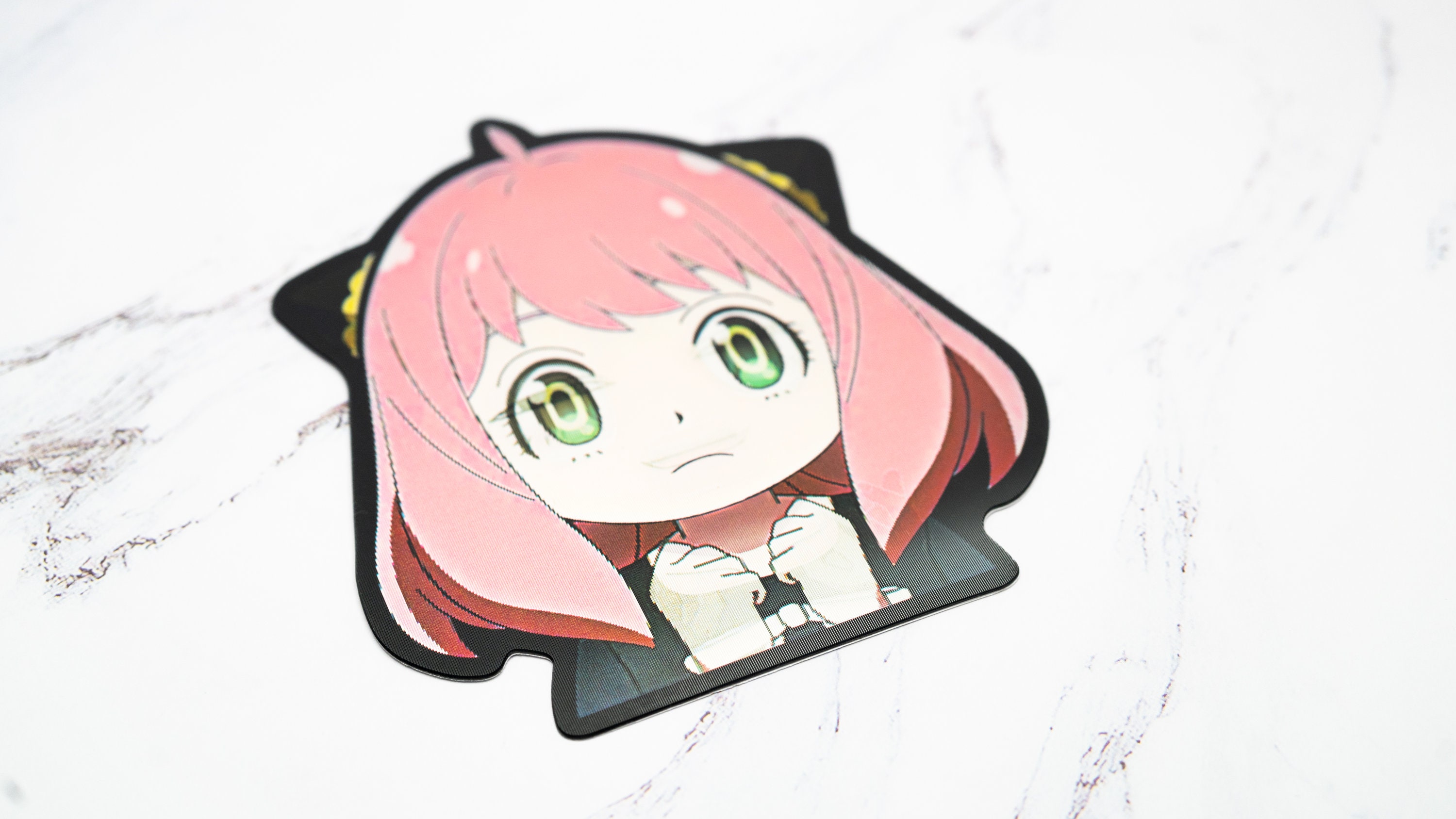Cute Mischievious Scared SPY Anime Changing Moving Peeker Sticker - Etsy