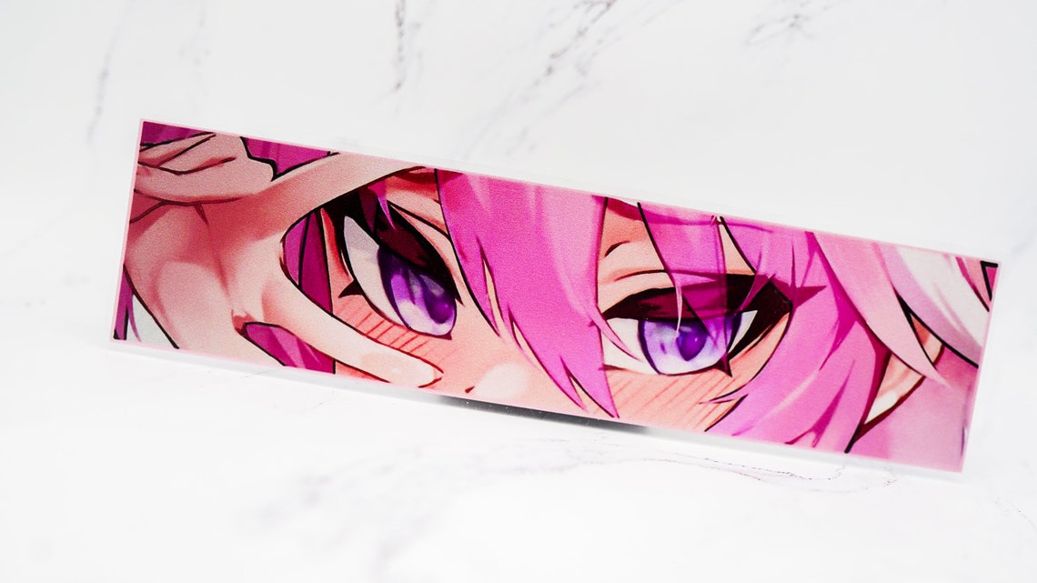 Anime Eyes Peace Sign Slap Sticker - Etsy