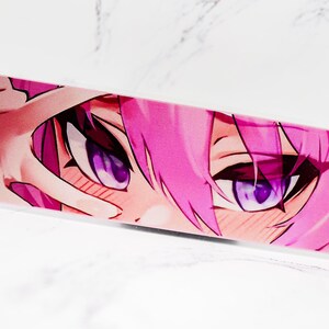 Anime Eyes Peace Sign Slap Sticker - Etsy