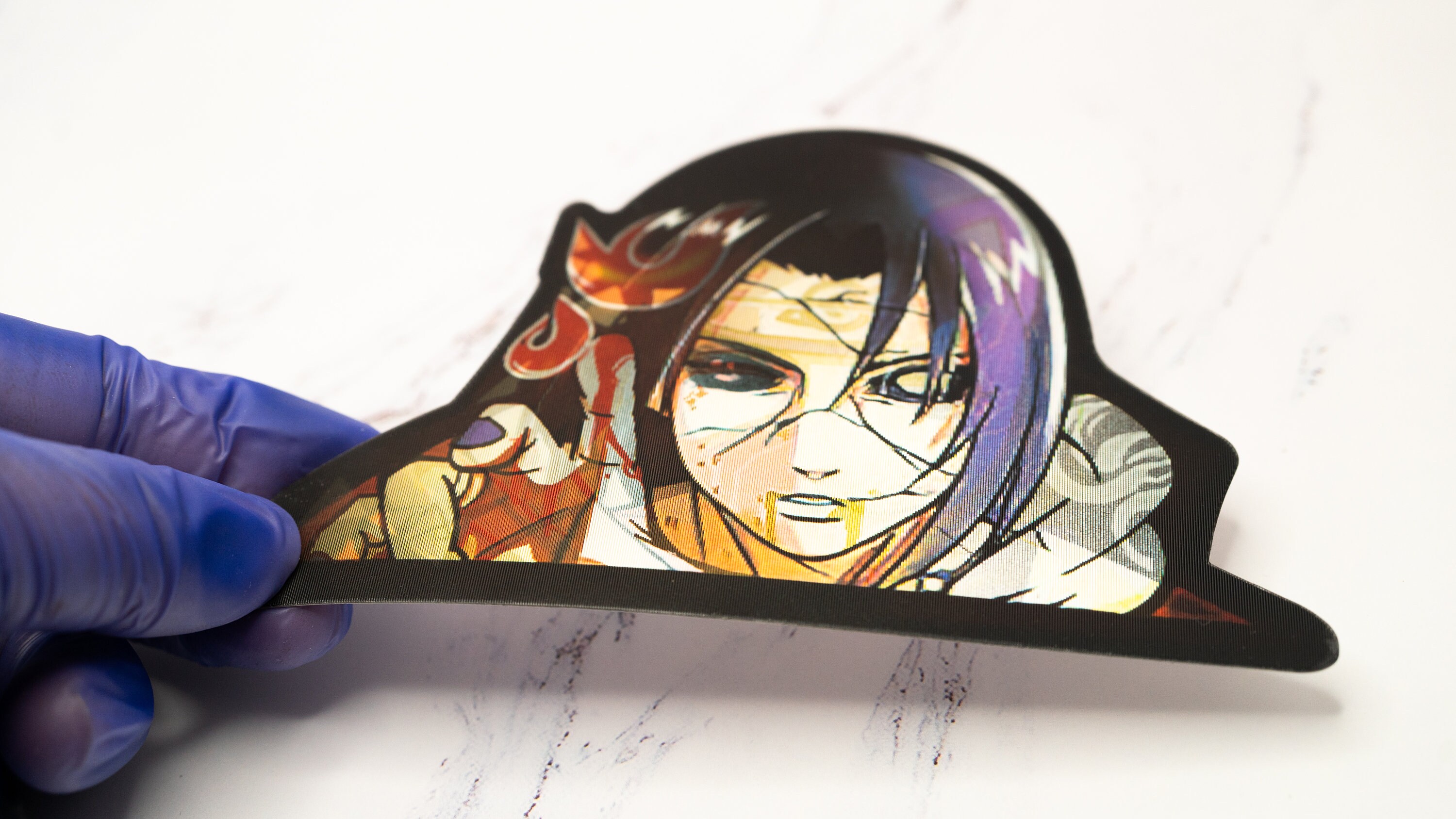 Anime Changing Moving Peeker Sticker - Etsy