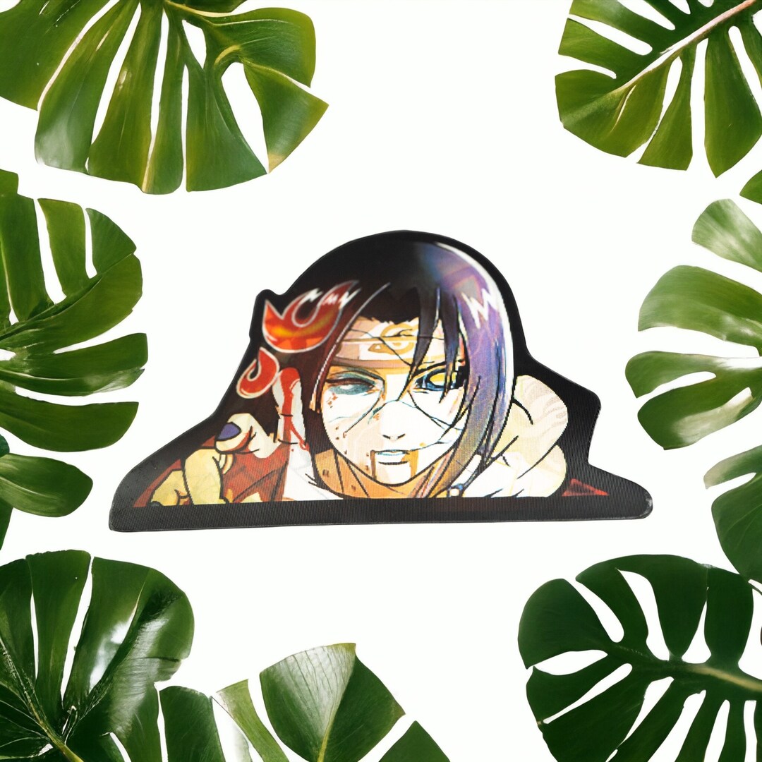 Anime Changing Moving Peeker Sticker - Etsy