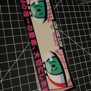 JDM Low and Slow Anime Eyes Slap Sticker - Etsy Canada